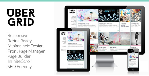 Ubergrid - Responsive Grid WordPress Theme by pukkathemes | ThemeForest